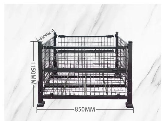 Customized Wire Mesh Pallet Cage - Streamline Material Handling