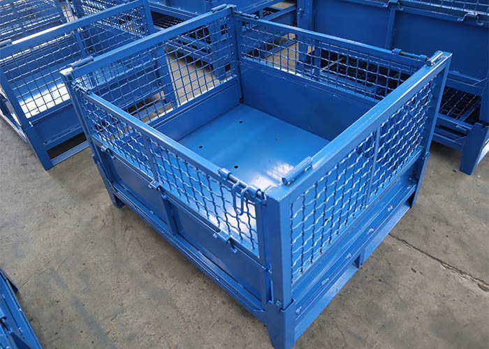 Metal Turnover Collapsible Pallet Cage Stillage Crates Heavy Load 2000kg