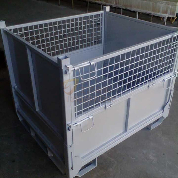 Powdercoating storage Mesh Collapsible Pallet Cage Stillage Heavy Duty