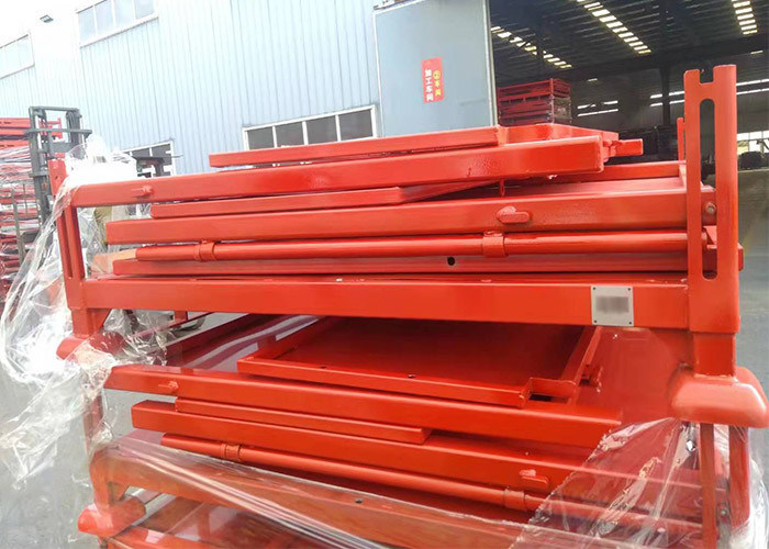 Custom Brick Pallet Lifting Cage Lockable Stillage Heavy Duty