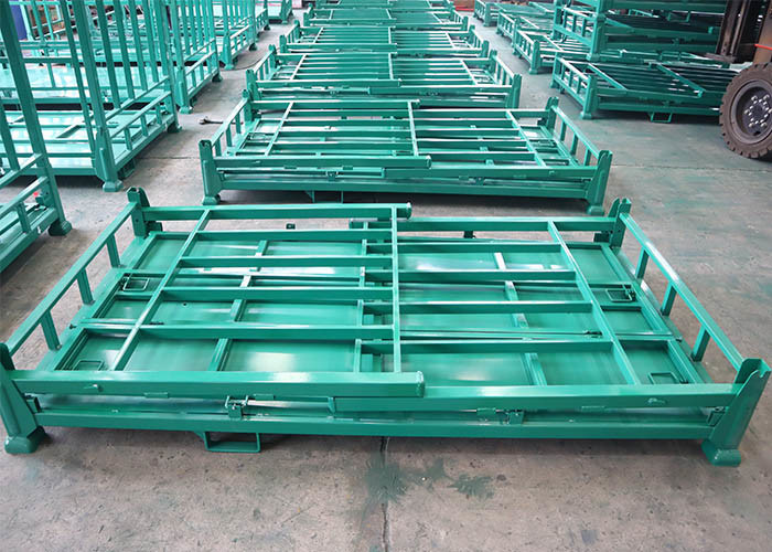 OEM Stackable Steel Portable Stacking Racks For Palletized Cargo