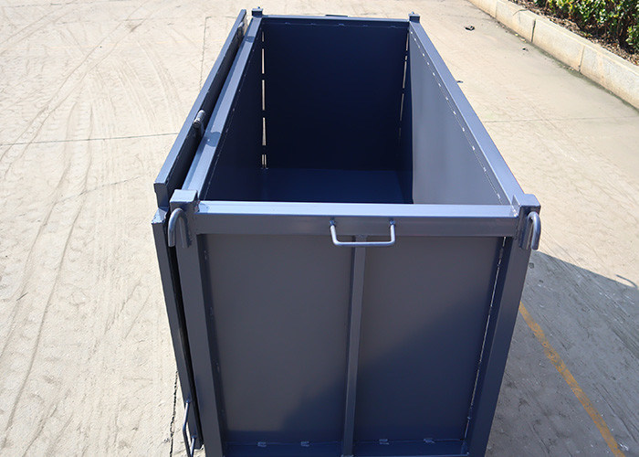 2T Waterproof Extended Steel Foldable Pallet Box For Industrial Transport