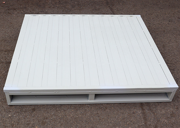 Powder Coated Metal Steel Spill Containment Pallet For Coldroom