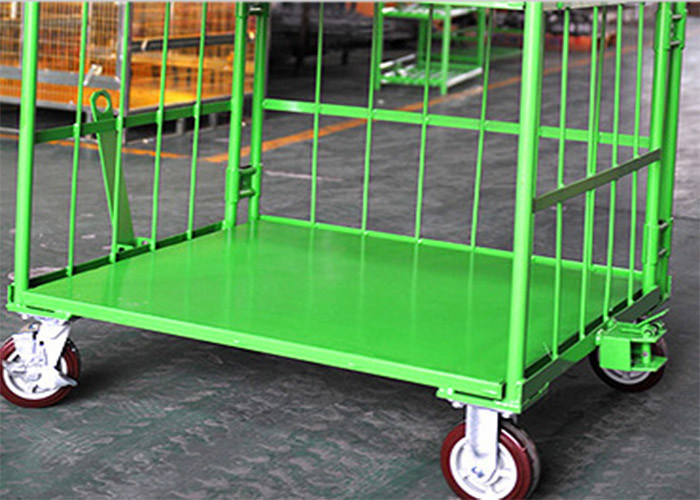 Nestable Demountable Roll Pallets For Hospital Logistics
