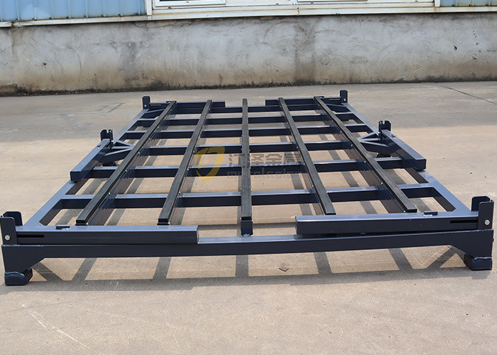 Heavy Duty Powder Coated Stackable Racks With 4 Posts And 4 Layers