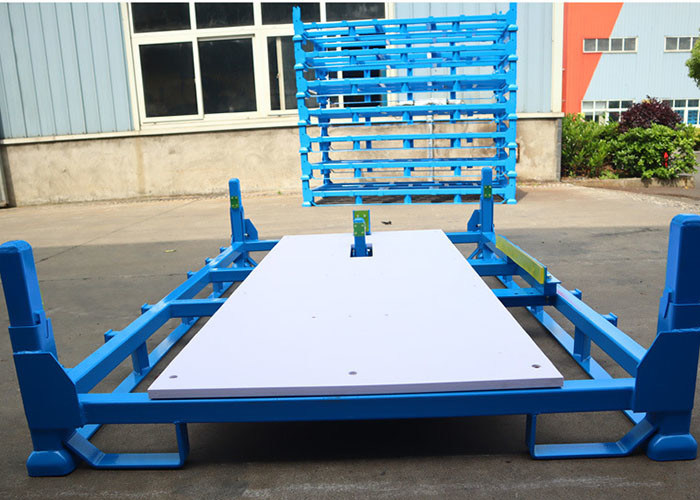 Heavy Duty Powder Coated Stackable Racks With 4 Posts And 4 Layers