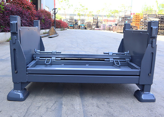 Industrial Half Height Steel Metal Pallet Cage Stillage For Lifting