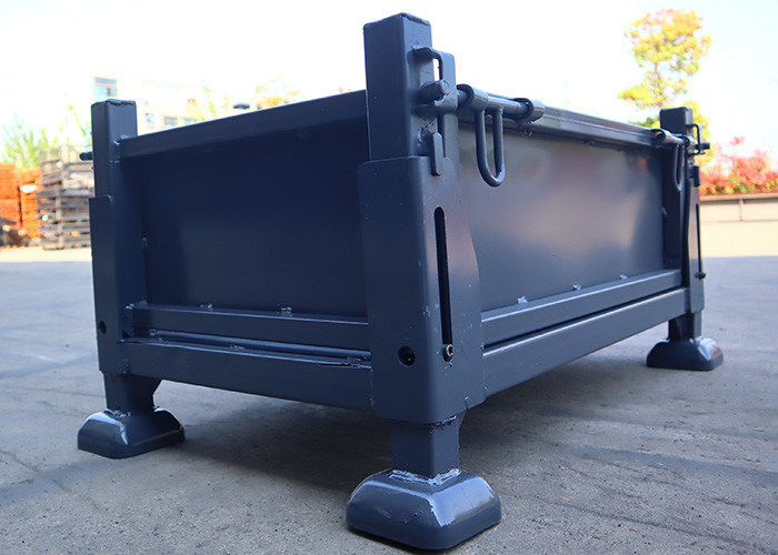 ODM Returnable Stillage Bins Metal Box Pallet 4 Sided