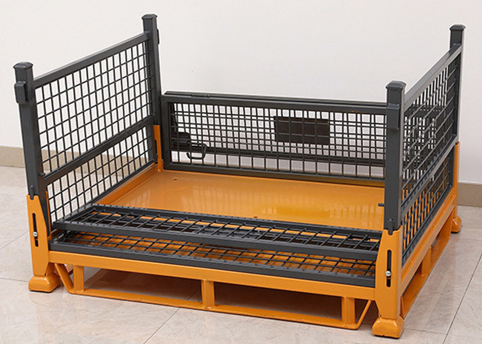 Large Wire Mesh Motorcycle Stillage For Easy Loading Unloading
