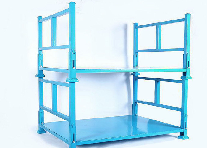 Custom Returnable Shipping Steel Portable Stacking Racks 1000kg