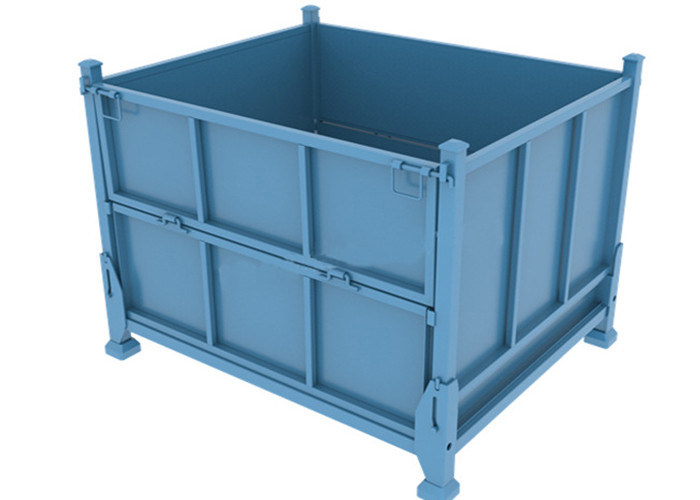 Steel Lifting Pallet Storage Box Stackable Stillages Bins For Waste ...