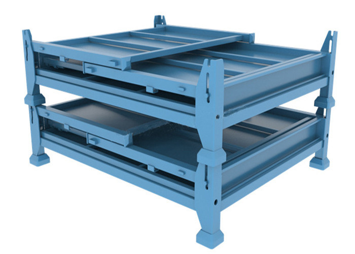 Steel Lifting Pallet Storage Box Stackable Stillages Bins For Waste ...