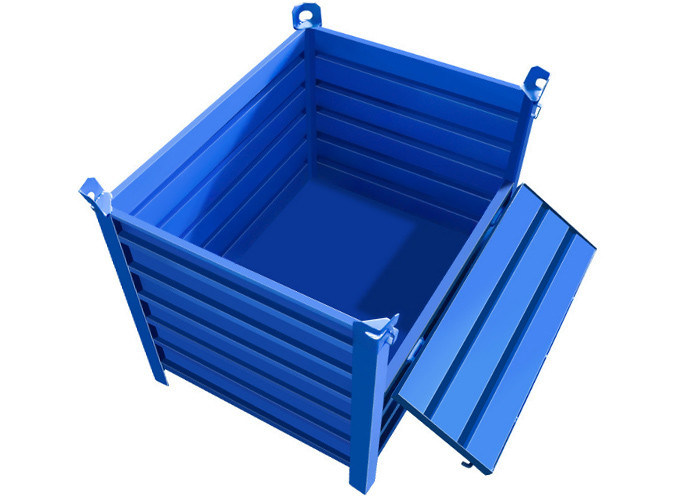 Rigid Corrugated Metal Steel Stillages Cage For Automotive Industry