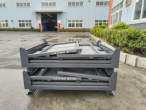 Customized Steel Collapsible Pallet Cage With Padlock Locking System