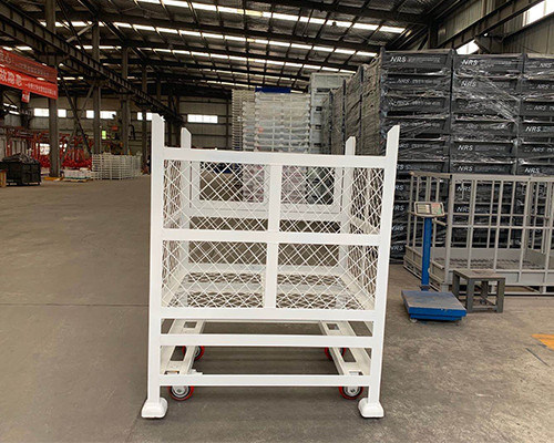 50kg Steel Stillage Pallet Cage With Padlock Locking System