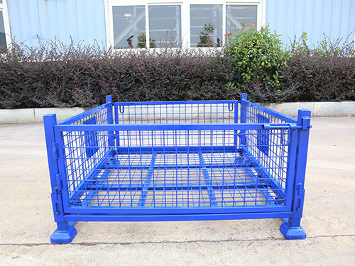 500kg-2000kg Logistics Collapsible Pallet Cages Efficient Handling And ...