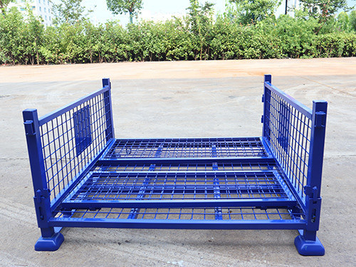 500kg-2000kg Logistics Collapsible Pallet Cages Efficient Handling And ...