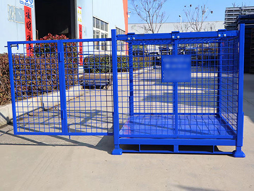 Heavy Duty Foldable Pallet Cage 1000-2000kg Load Bearing ISO9001 Certified