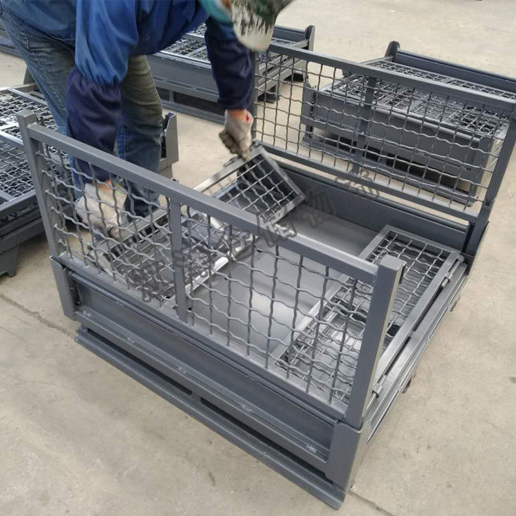 1200mm Height Steel Stillage Pallet Cage 800mm Depth For Various ...