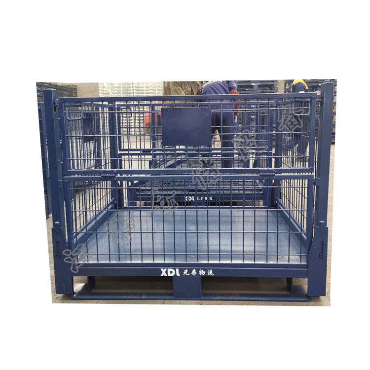 Foldable Stillage Pallet Cage Depth 800mm With Padlock Locking System