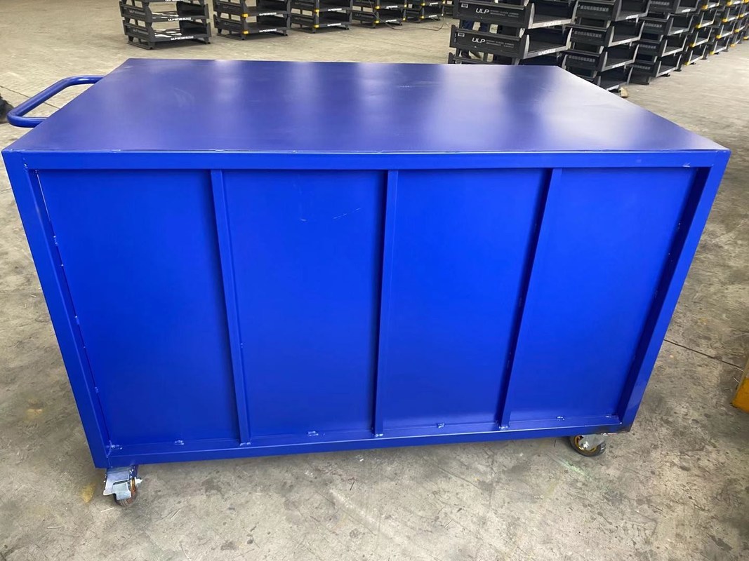 500kg-2000kg Load Bearing Collapsible Pallet Cage Steel With CE Certificate
