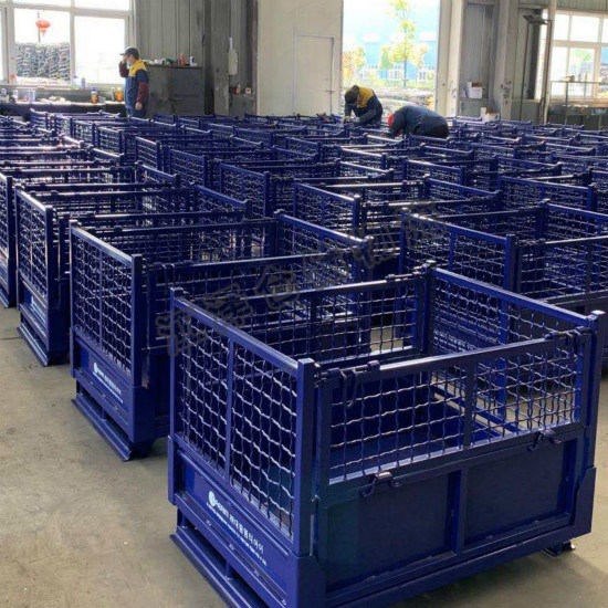 Powder Coated Galvanized Steel Cage Load Bearing Capacity Foldable ...