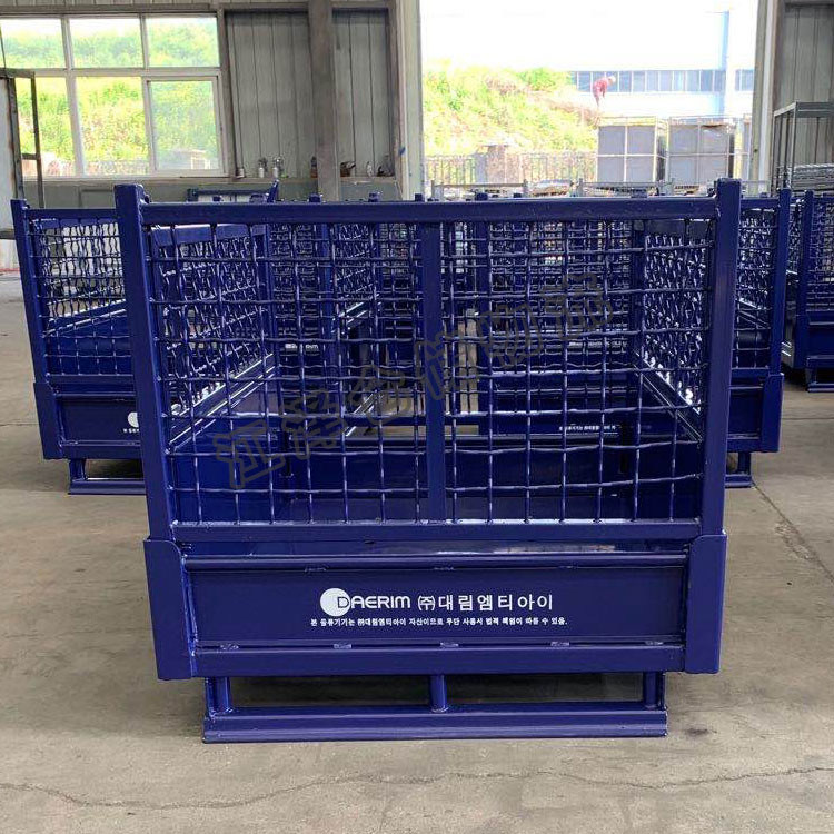 Powder Coated Galvanized Steel Cage Load Bearing Capacity Foldable ...