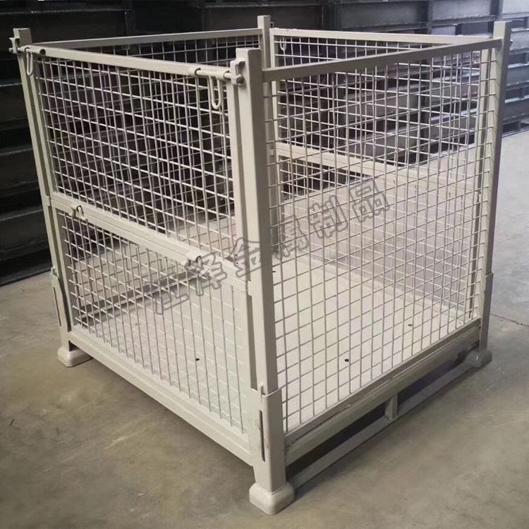 Customizable Collapsible Pallet Cage With Removable Dividers For Varied ...