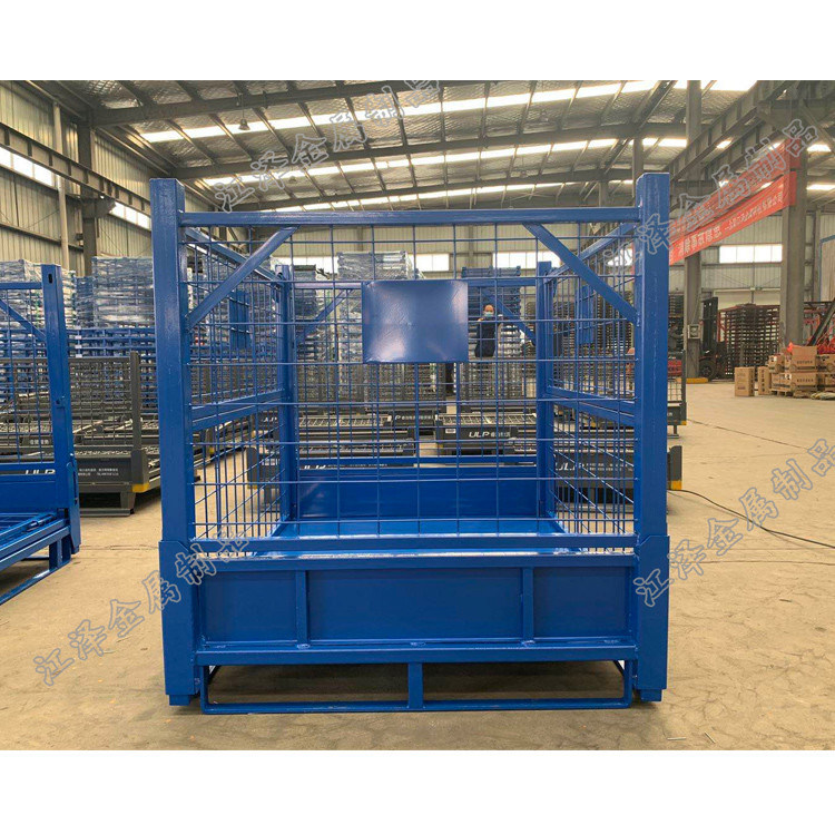 Customized Heavy Duty Steel Stillage Cage For Warehouse Storage