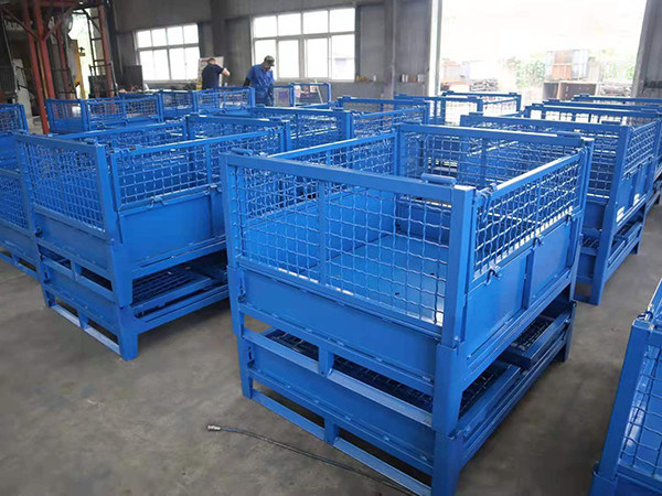 Galvanized Wire Mesh Pallet Cage For Corrosion-Resistant And Hygienic ...
