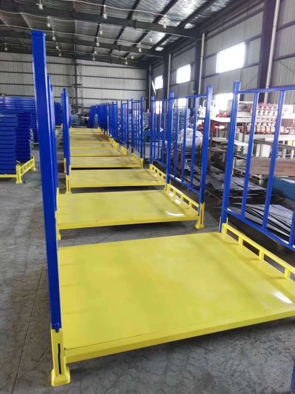 Warehouse Storage Portable and Foldable Post Pallet Stacking Racks and ...