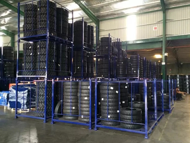 Customize Stackable Heavy Duty Double Stacking Pallet Rack Frame Rack ...