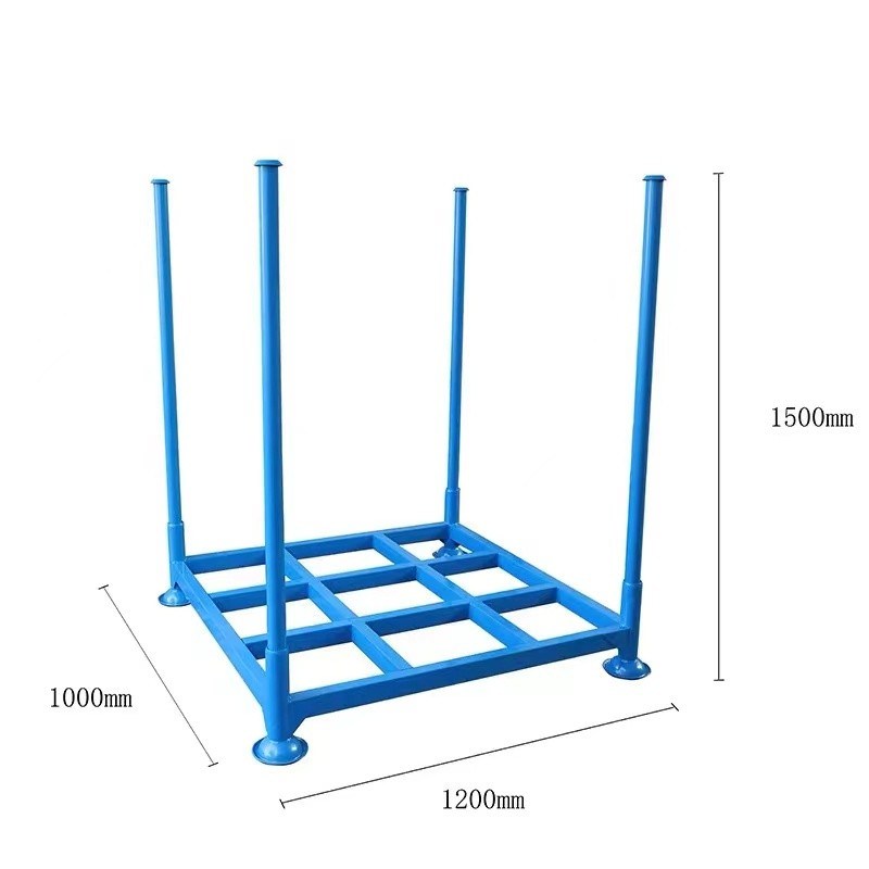 Folding Stacking Fabric Roll Pallet Stillages Cage Pallet Rack For ...