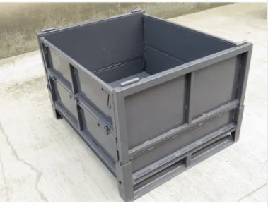 Collapsible Stillage Pallet Cage 1200mm Height 4mm Wire Optional Wheels ...