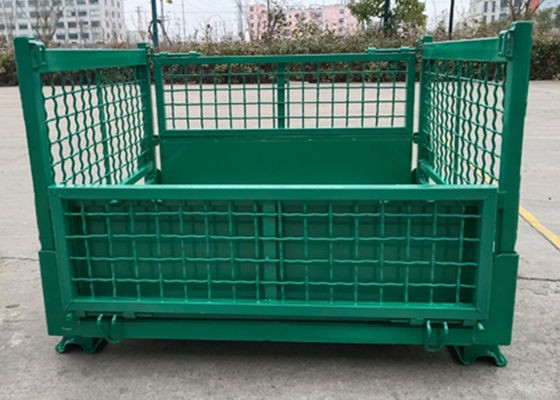 Stackable Wire Mesh Pallet Cage Stillage Containers OEM