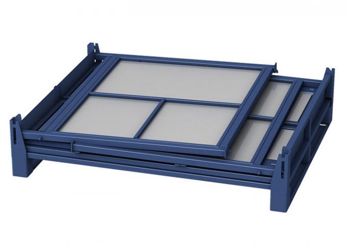 Industrial Collapsible Pallet Lifting Cage Stillage Steel With PP Linings