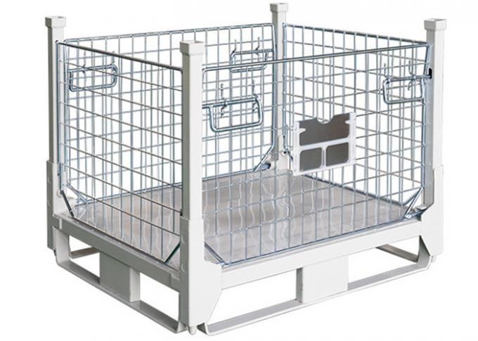 Customized Collapsible Warehouse Stillages Crates Pallet Box 1000Kg