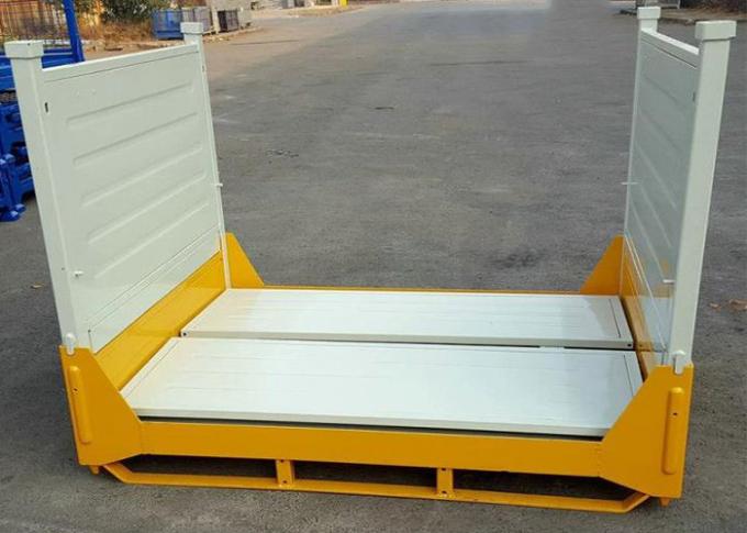 Forklift Collapsible Mesh Stillages And Cages Pallet Anti Tip Design