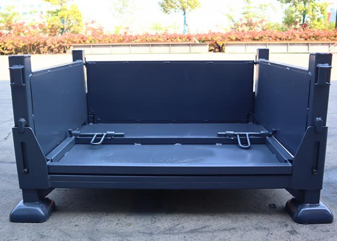 ODM Returnable Stillage Bins Metal Box Pallet 4 Sided