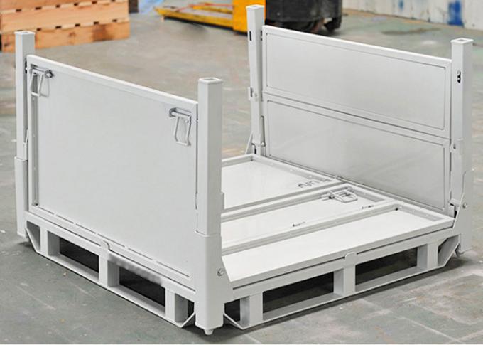 Heavy Duty Collapsible Storage Stillage Pallet Tubs With Half Drop Gate ...
