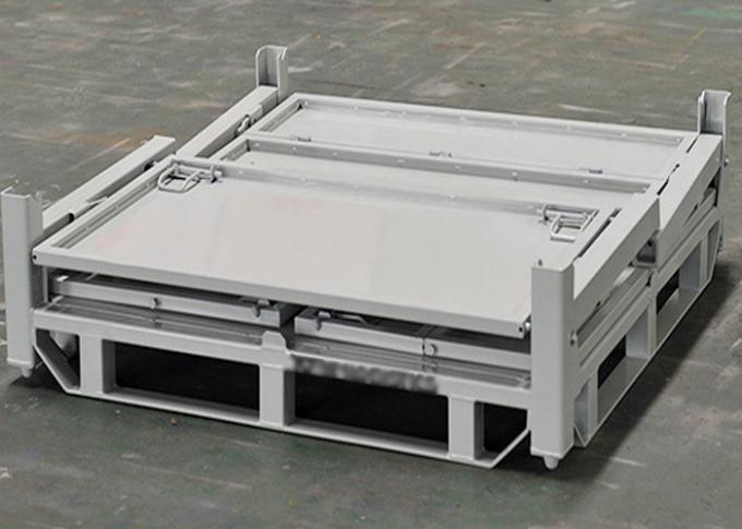 Heavy Duty Collapsible Storage Stillage Pallet Tubs With Half Drop Gate ...