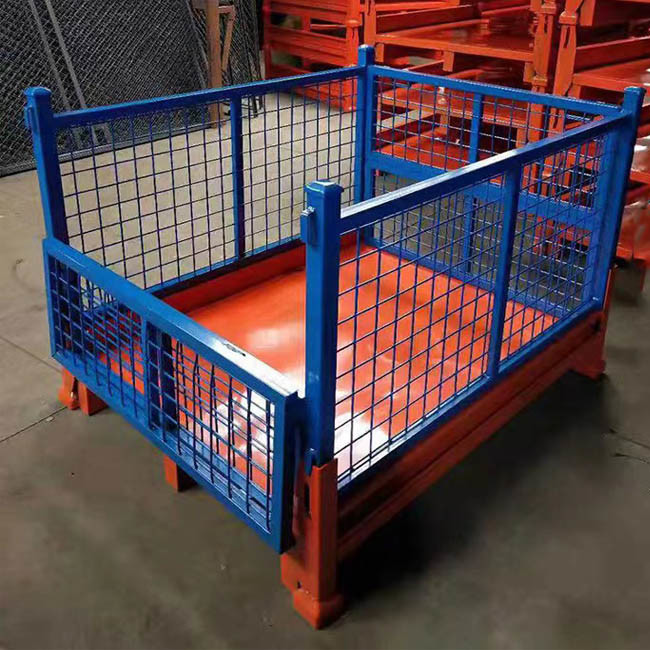 Custom 1T Stillage Pallet Cage For Warehouse Racking Storage
