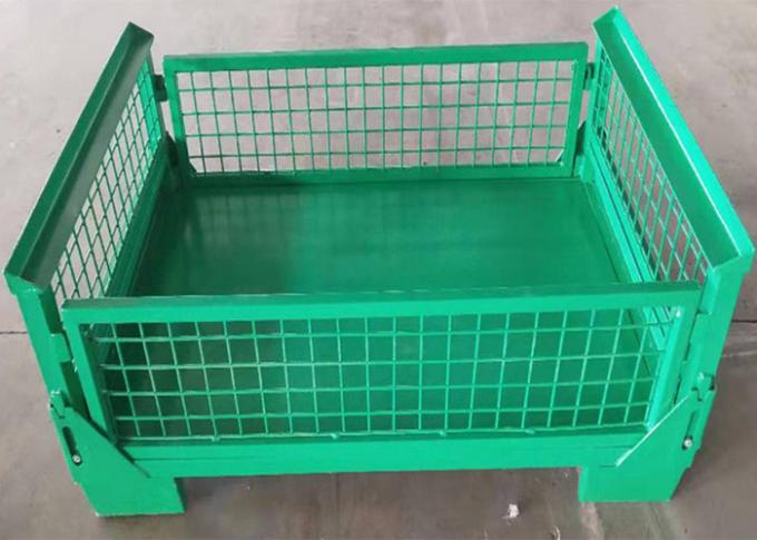 Wire Mesh Lockable Pallet Cages For Lifting 1000Kg OEM