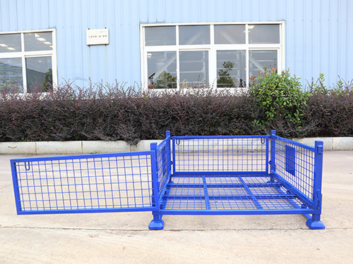 500kg-2000kg Logistics Collapsible Pallet Cages Efficient Handling And ...